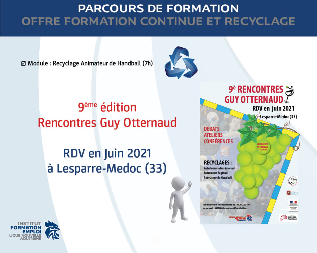 FORMATION CONTINUE & RECYCLAGE | Nouvelle-Aquitaine Handball